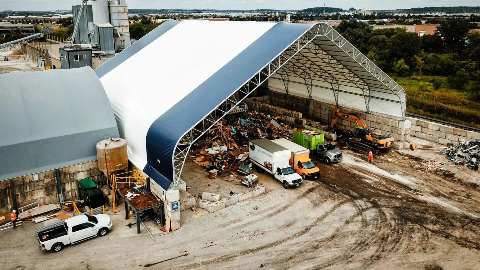 Commercial Waste Management Building - Britespan